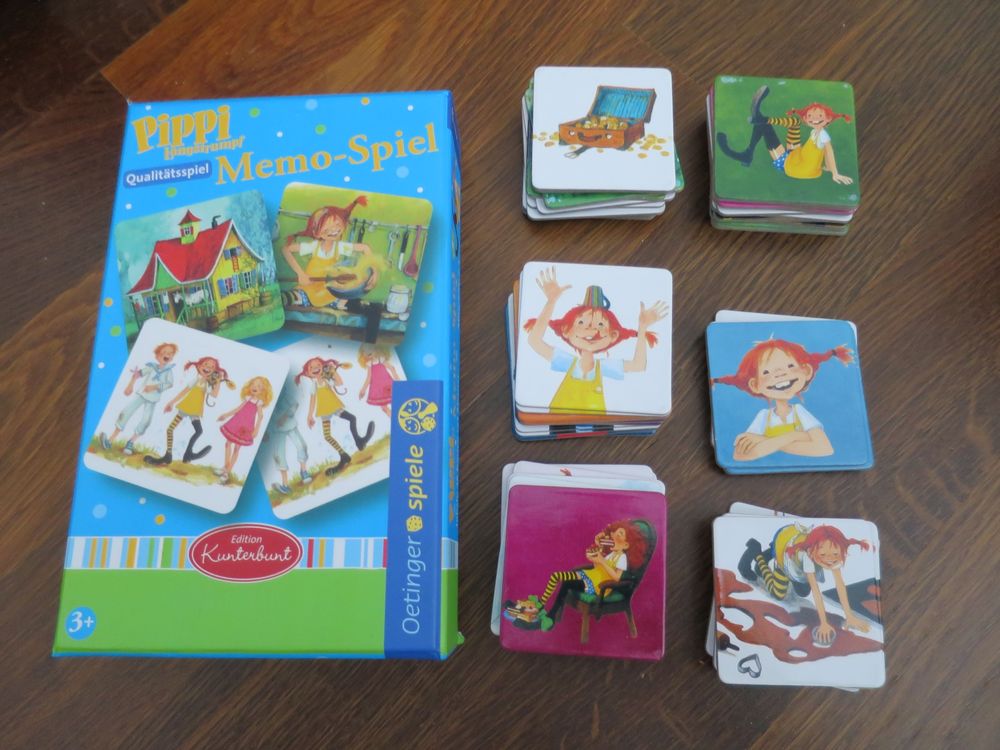 Memo Spiel Memory Pippi Langstrumpf Spielzeug spielen Kind | Kaufen auf ...