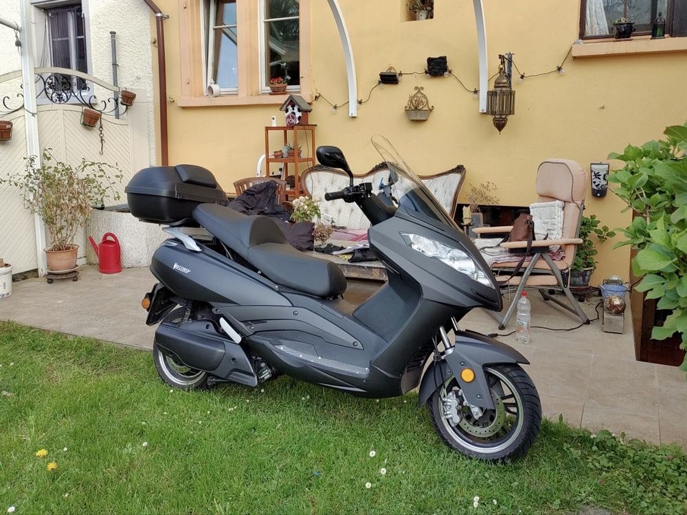 Elektro Roller Ecoro Puma schwarz matt mit Topcase (Neu (gemäss ...