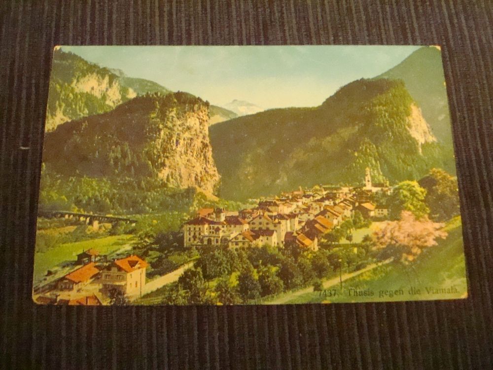 AK Thusis gegen die Viamala - 1907 (Gebraucht) in Neuenegg für CHF 3.8 – mit Lieferung auf ...