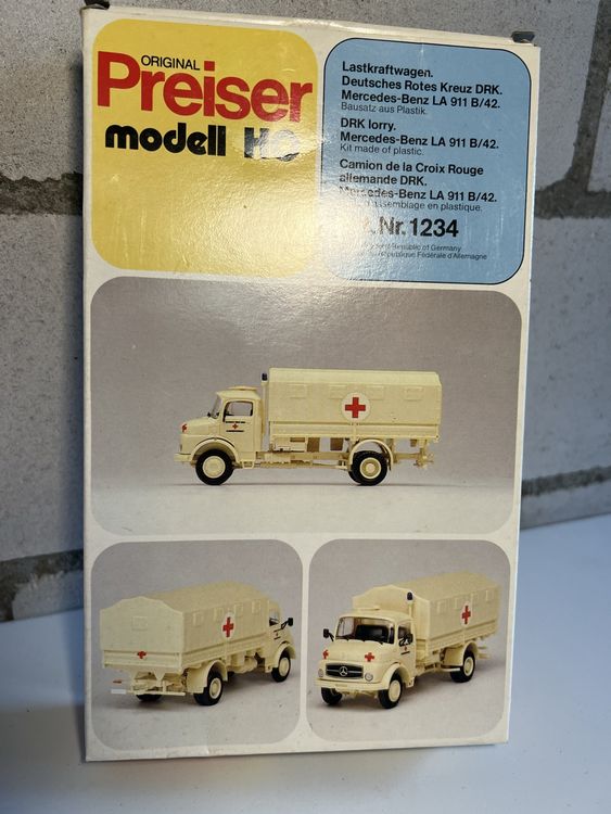 Preiser MB LKW Bausatz Rotes Kreuz | Kaufen auf Ricardo