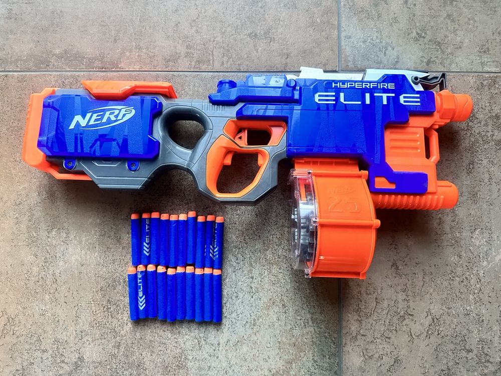 Nerf hyperfire ELITE, vollautomatisch, 58cm | Kaufen auf Ricardo