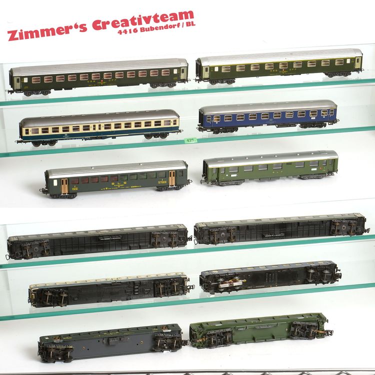 6 Personenwagen, BLS, SBB, DB, H0, WS (Gebraucht) in Bubendorf für CHF 37.95 – mit Lieferung auf ...