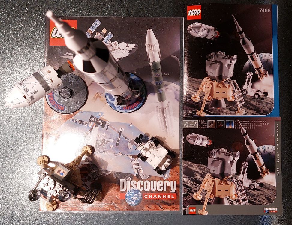 LEGO® 7468 DiscoveryCHANNEL SaturnVMoonMission RARITÄT 2003! (Neu ...