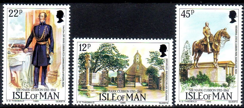 ISLE OF MAN 1985 SIR MARK CUBBON 3 MARKEN**POSTFRISCH**BL255 | Kaufen ...