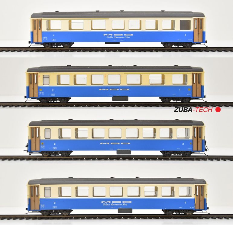Bemo 4x EW I Personenwagen der MOB H0m GS ohne OVP (Gebraucht) in St. Gallen für CHF 53 – mit ...