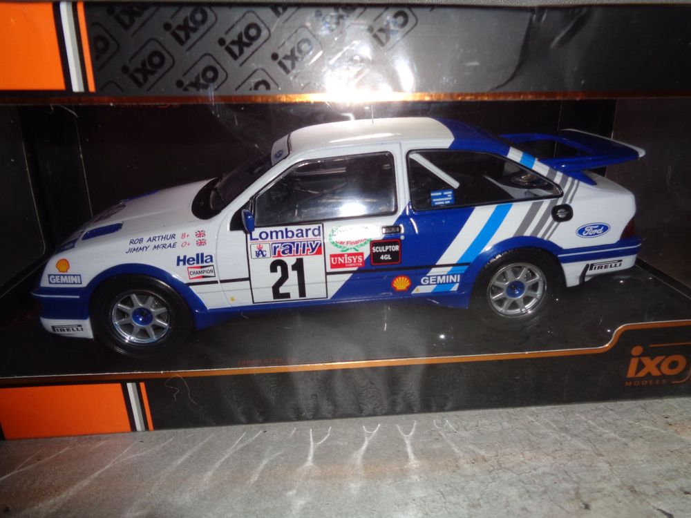 Ixo 1:18 Ford Sierra RS Cosworth Rac Rallye 1989 Rob Arthur (Neuf avec ...