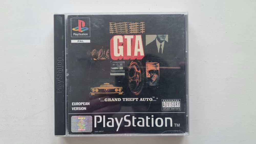 GTA Grand Theft Auto PS1Spiel Original Verpackung Anleitung (Gebraucht ...