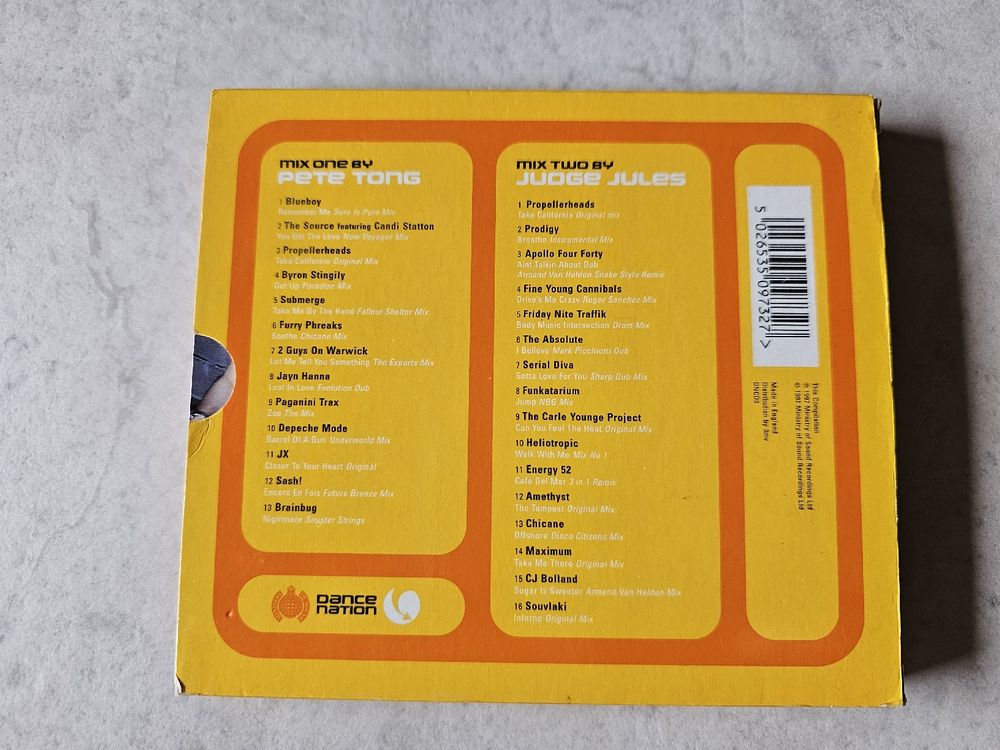 Dance Nation 3 - Mixed By Pete Tong & Judge Jules / 2 CD's (Gebraucht ...