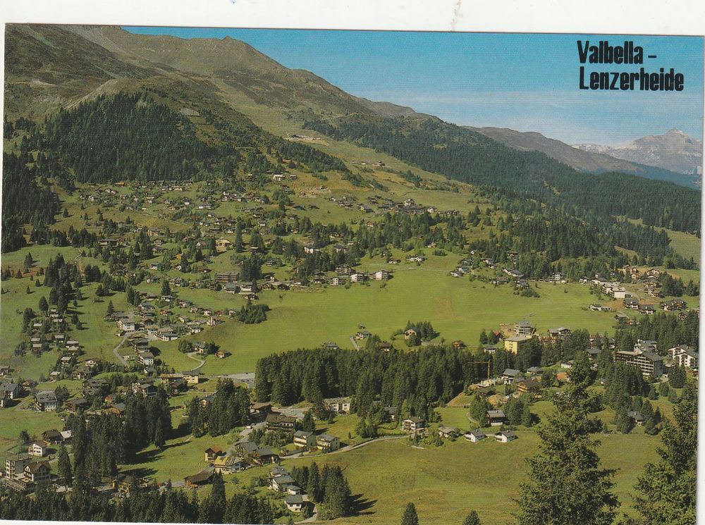 Valbella - Lenzerheide Flugaufnahme (Gebraucht) in Lumbrein für CHF 1 – mit Lieferung auf ...