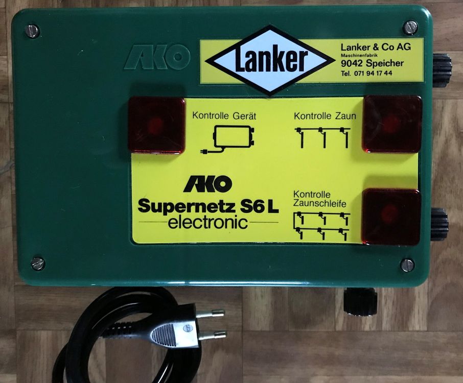 Elektrozaun-Gerät AKO-Supernetz «electronic» S6L electronic (Neu und ...