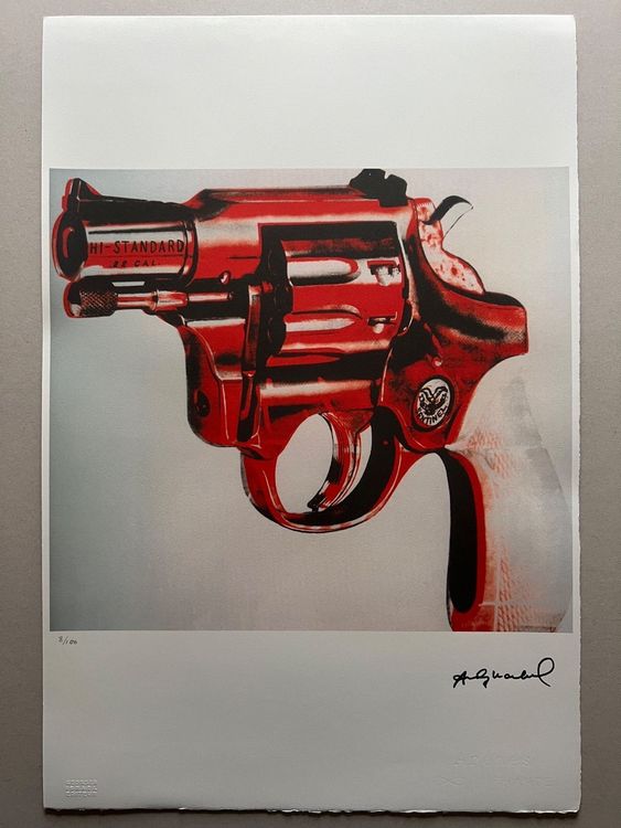 Andy Warhol « Gun » 8/100 | Kaufen auf Ricardo