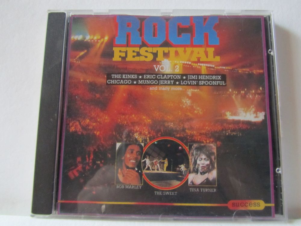 Rock Festival 2, CD Clapton Turner Chicago Hendrix Yardbirds (Gebraucht ...