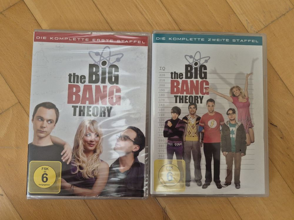 Big Bang Theory Staffel 1+2 DVD Box, Super Preis! (Neu und ...