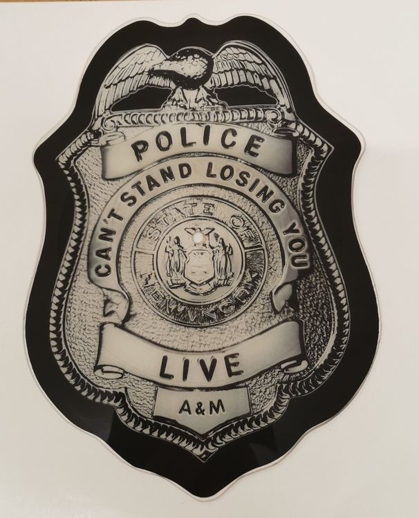 POLICE: Can't stand losing you Shaped Picture Disc Sting rar | Kaufen ...