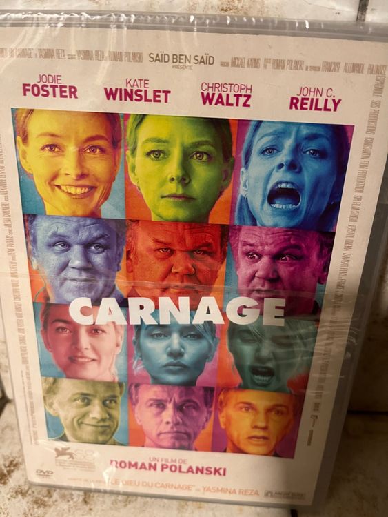 Carnage (DVD, Jodie Foster, Waltz, Roman Polanski, 2011) (Neu und ...