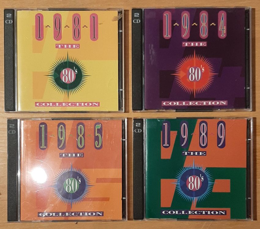 4x The 80's Collection, 8CD 80er Compilation Sampler CDs (Gebraucht) in Schönenberg TG für CHF 2 ...