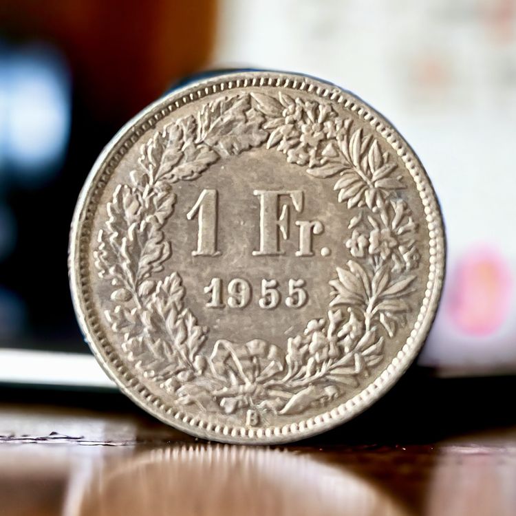Schweiz 1 Franken Silber Jahrgang 1955 | Kaufen auf Ricardo