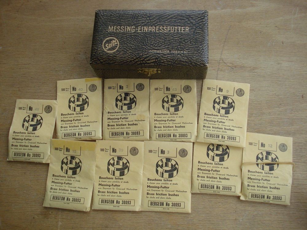 Messing Einpressfutter Seitz, Bergeon (Gebraucht) in für CHF 35 – mit ...