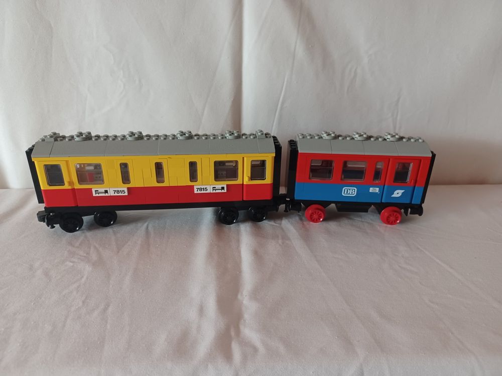 Lego12V Eisenbahn 2 Waggon mit Schlafwagen 7815.DB (Gebraucht) in ...