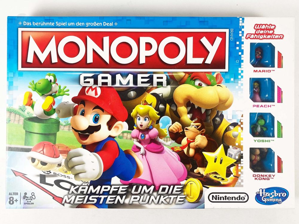 Monopoly Gamer Nintendo Edition Brettspiel Mario Donkey (Gebraucht) in ...
