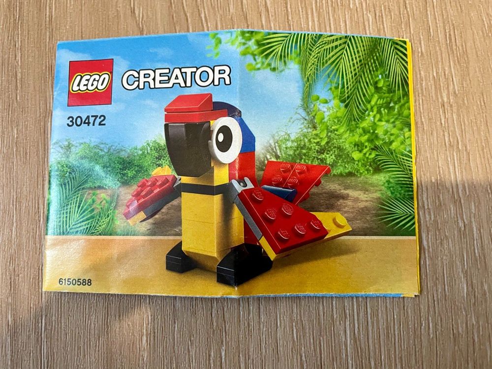 Lego Creator Polybag 30472, Papagei, 100% komplett (Gebraucht) in ...