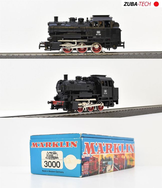 Märklin 3000 Dampflok BR 89 DB H0 WS OVP (Gebraucht) in St. Gallen für CHF 34.5 – mit Lieferung ...
