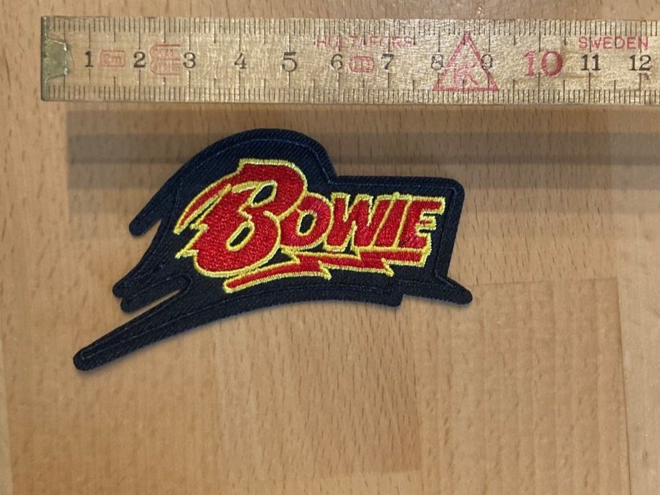 David Bowie Patch Sticker Aufnäher Metal Rock Band | Kaufen auf Ricardo
