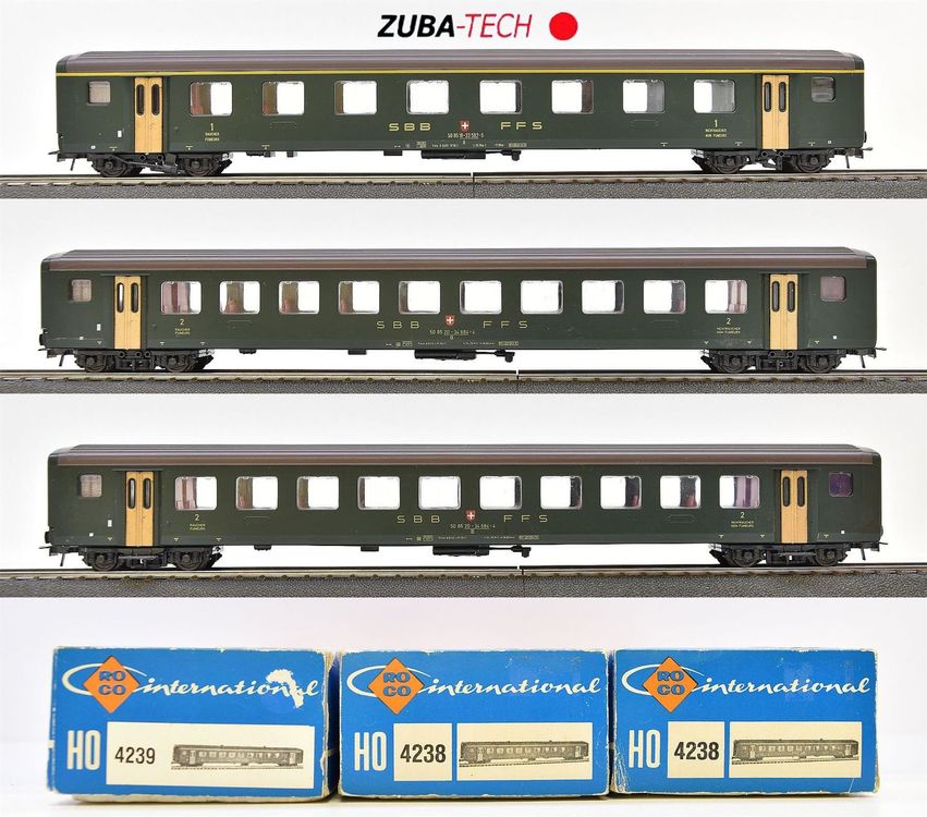 Roco 3x Personenwagen EW II SBB H0 WS | Kaufen auf Ricardo