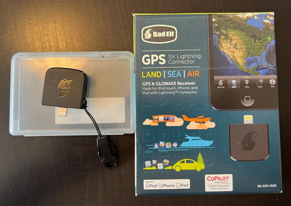 GPS Glonass Receiver for Lightning Connector (iPad) Bad Elf (Neu ...