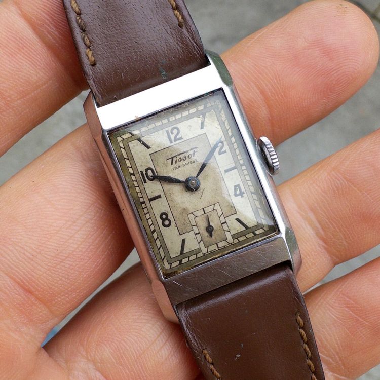 TISSOT Art Deco Tank Cal.20, Two Tone Dial, 1930s (Gebraucht) in ...
