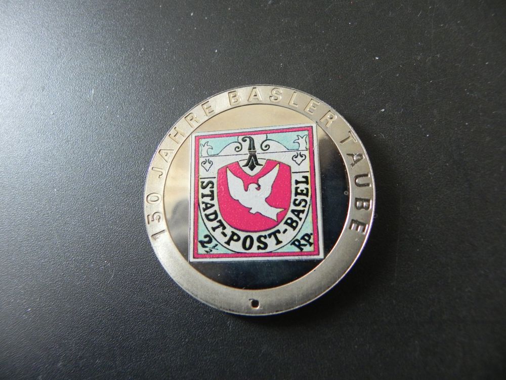 Medaille Basel 150 Jahre Basler Taube Briefmarke | Kaufen auf Ricardo