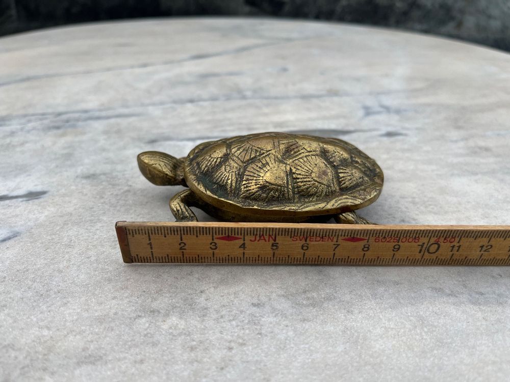 Schildkröte aus Messing / Deckeldose | Kaufen auf Ricardo