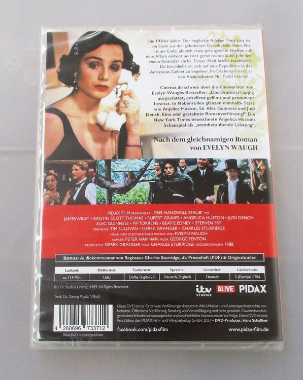EINE HANDVOLL STAUB - Kristen Scott Thomas/Judi Dench NEU (Neu und ...