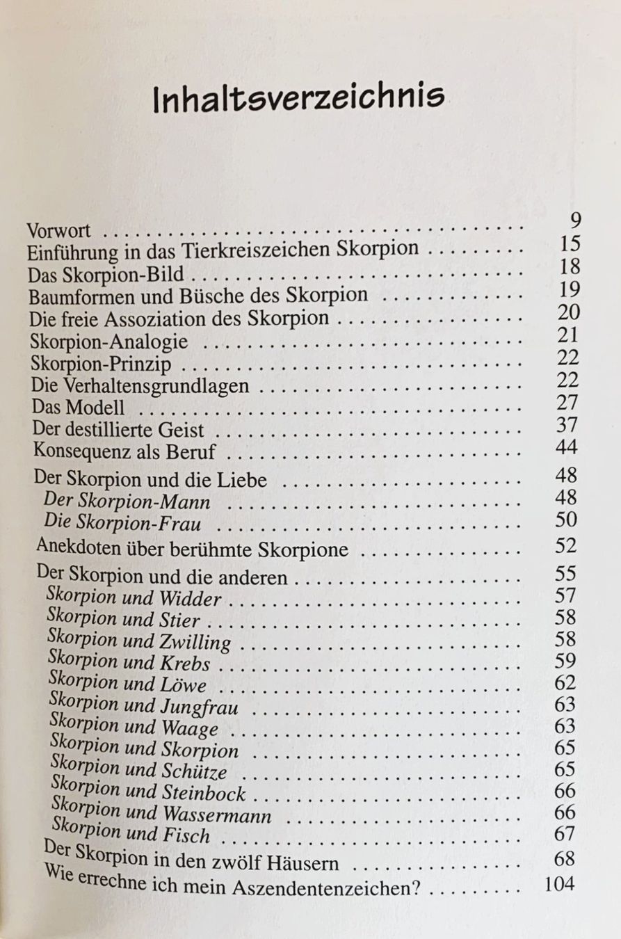 Astrologie - HEYNE Tierkreis SKORPION - Wolfgang Döbereiner (Neu ...