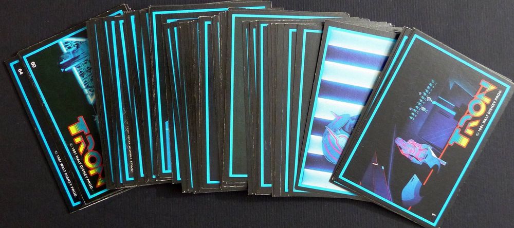 TRON THE MOVIE COMPLETE 66 CARDS SET DONRUSS 1981 (Gebraucht) in Lugano für CHF 19.9 – mit ...