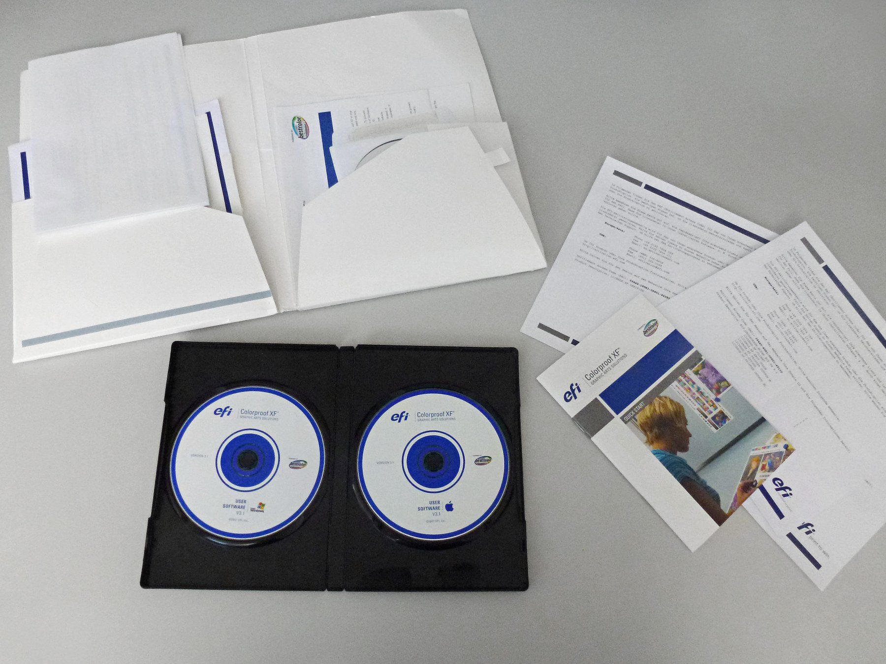 EFI Colorproof XF 3.1 (alte Version) Proofsoftware Mac/Win (Gebraucht ...