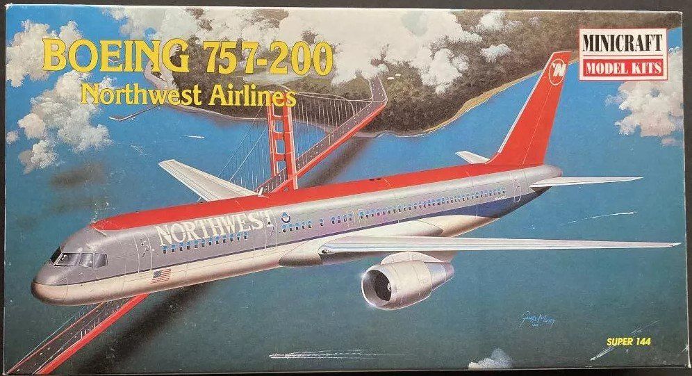 Minicraft Boeing 757-200 Northwest Modellbausatz 1:144 (Neu und ...