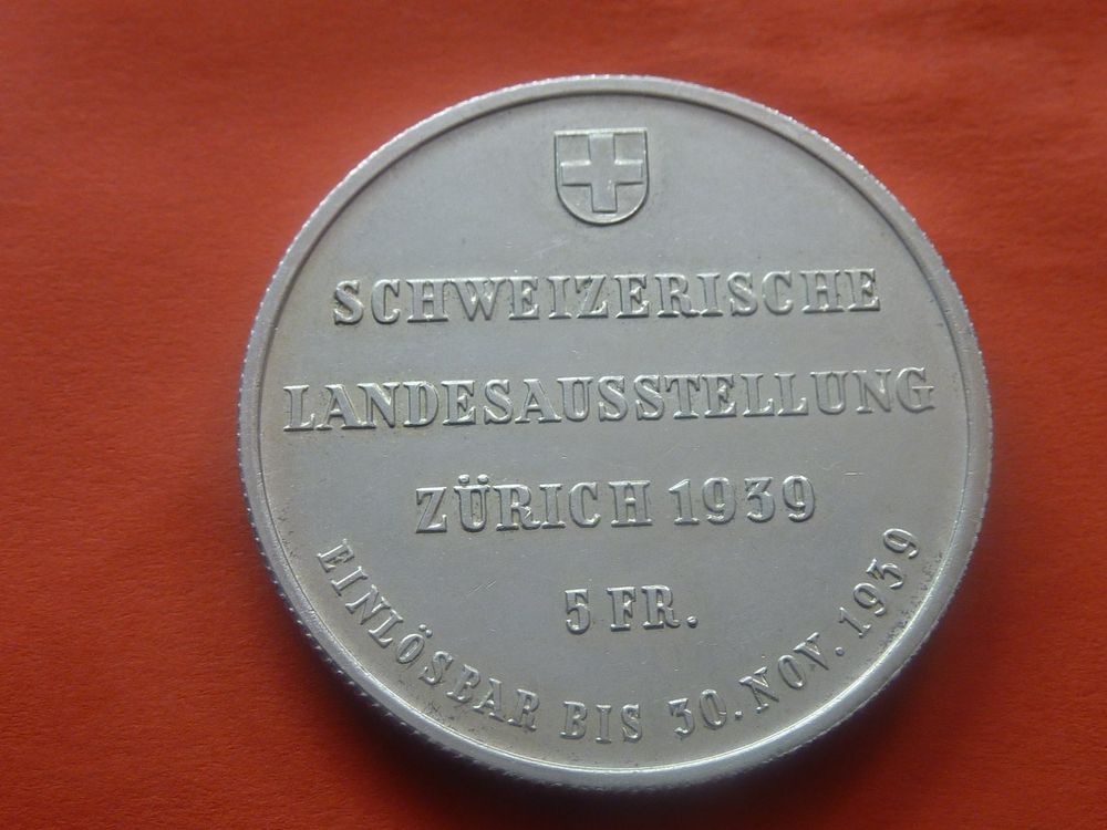 TOP 5 Fr. Silber 1939 Landi - Stgl. (Gebraucht) in Seon für CHF 24 – mit Lieferung auf Ricardo ...