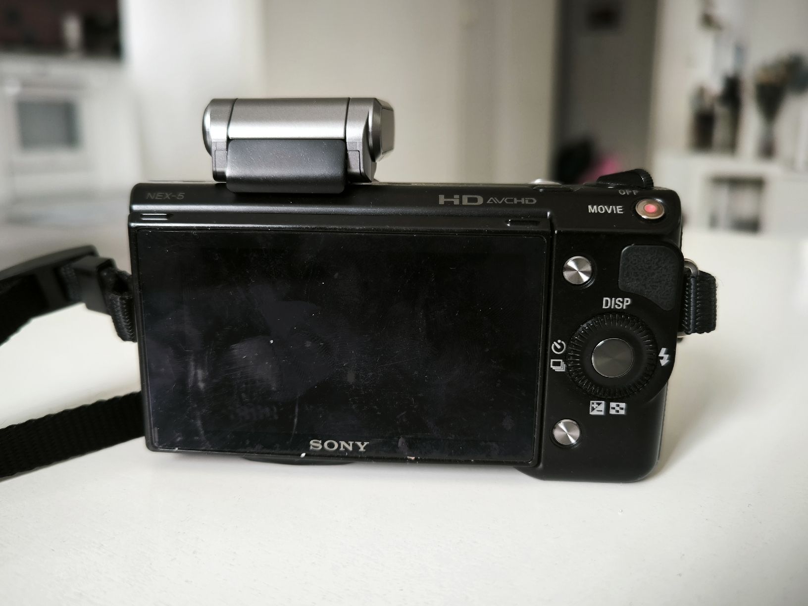 Appareil photo Sony Alpha NEX-5 avec flash externe (Gebraucht) in Riaz ...