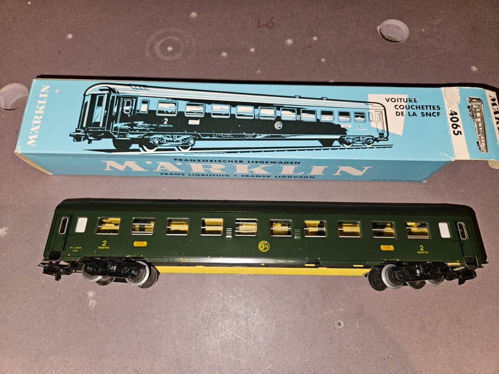 1 Märklin 4065 SNCF Personenwagen im OVP neuwertig (Gebraucht) in für ...