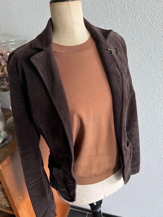 Brauner samt Sisley Blazer (Gebraucht) in Inwil für CHF 22 – mit ...