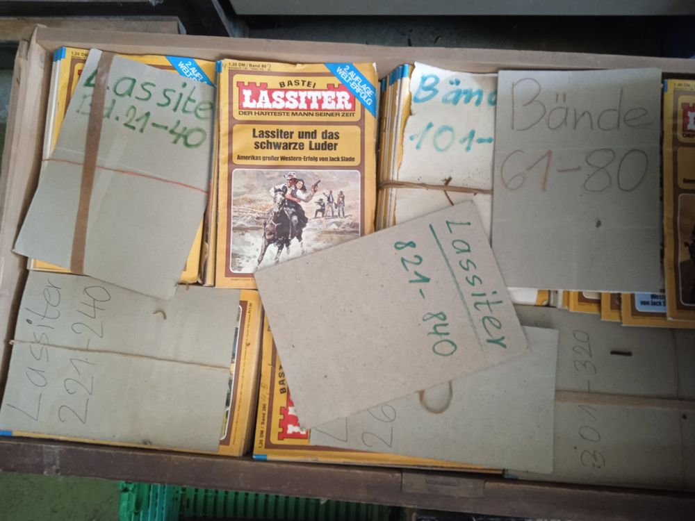 Lassiter, Western Romane, Sammlung 4 Schubladen voll (Gebraucht) in ...