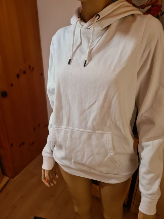 Superschönes weisses kapuzzen Pulli /Hoodie gr.S (Gebraucht) in Ferden für CHF 25 – mit ...