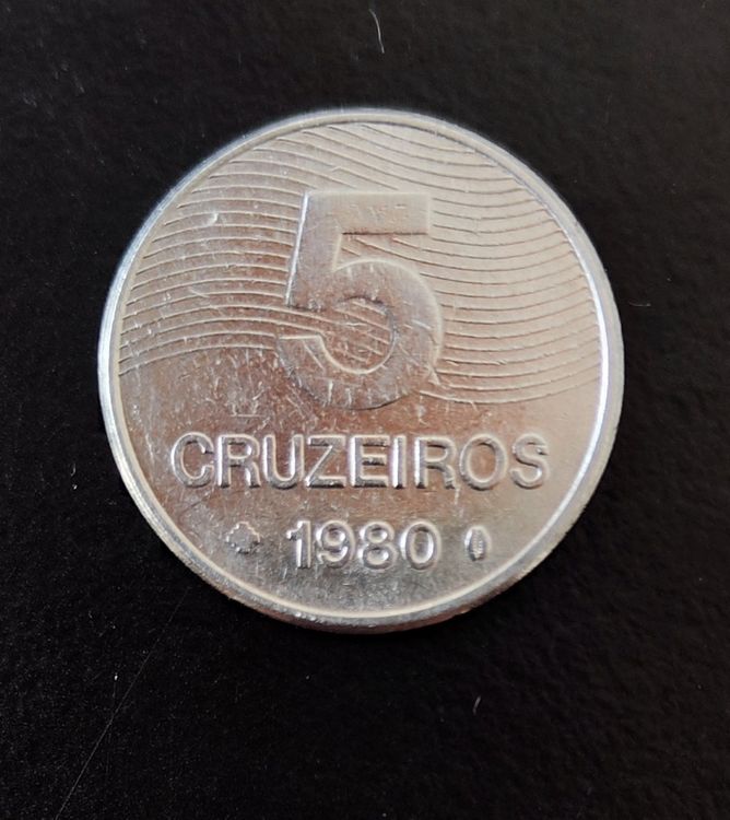 5 Cruzeiros Münze Brasilien 1980 | Kaufen auf Ricardo