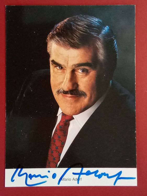 Mario Adorf Autogramm signiert Fotopostkarte 10x15cm | Kaufen auf Ricardo