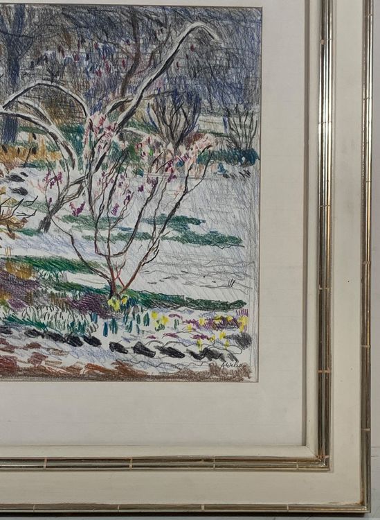 Adolf Weber (1925-1996) Mischtechnik mit Carigiet Rahmen (Gebraucht) in Root für CHF 220 – nur ...