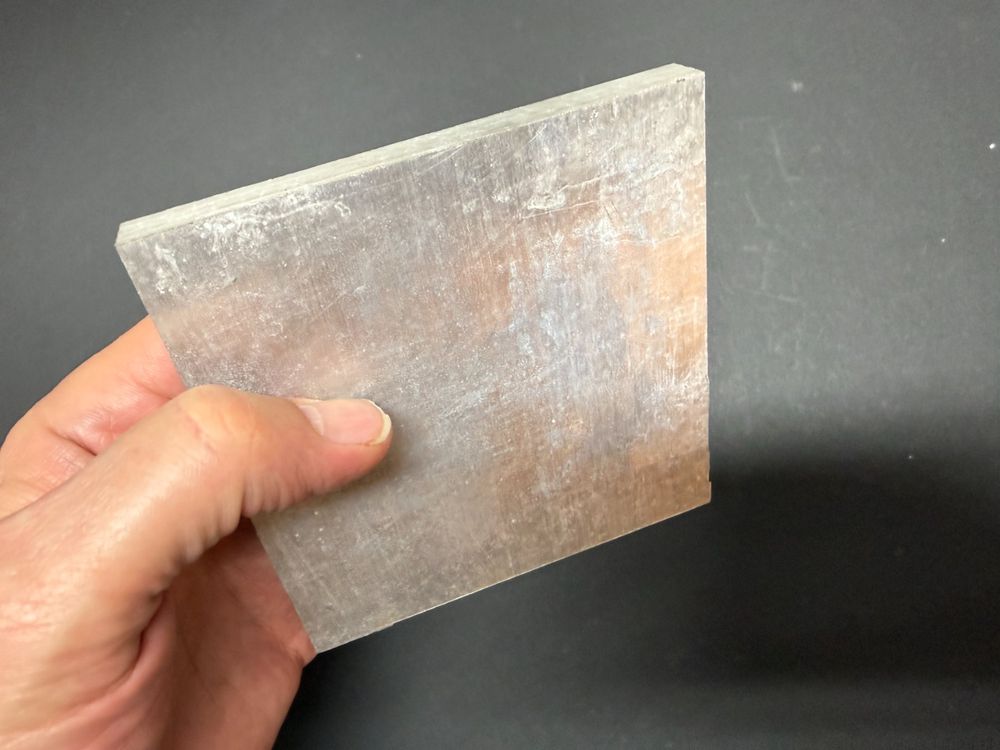 Magnesiumplatte 100 x 100 x 10 mm, 180 g (Gebraucht) in Lützelflüh ...