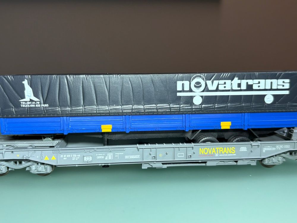 NOVATRANS SNCF porte semi-remorque * NOVATRANS Auflieger | Kaufen auf ...