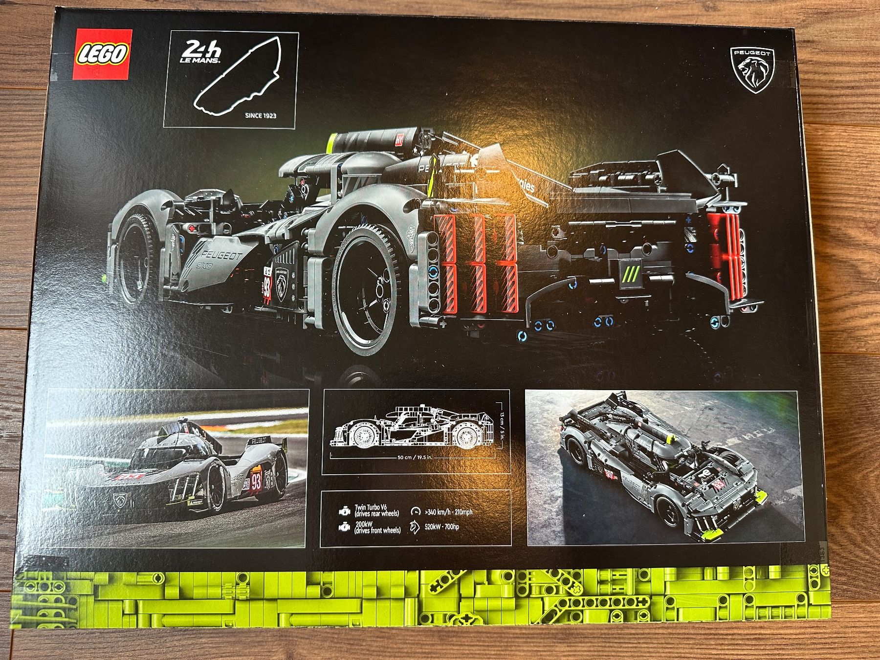 LEGO 42156 Technic Peugeot 9X8 24H Le Mans Hybrid-Rennwagen (Neu und ...
