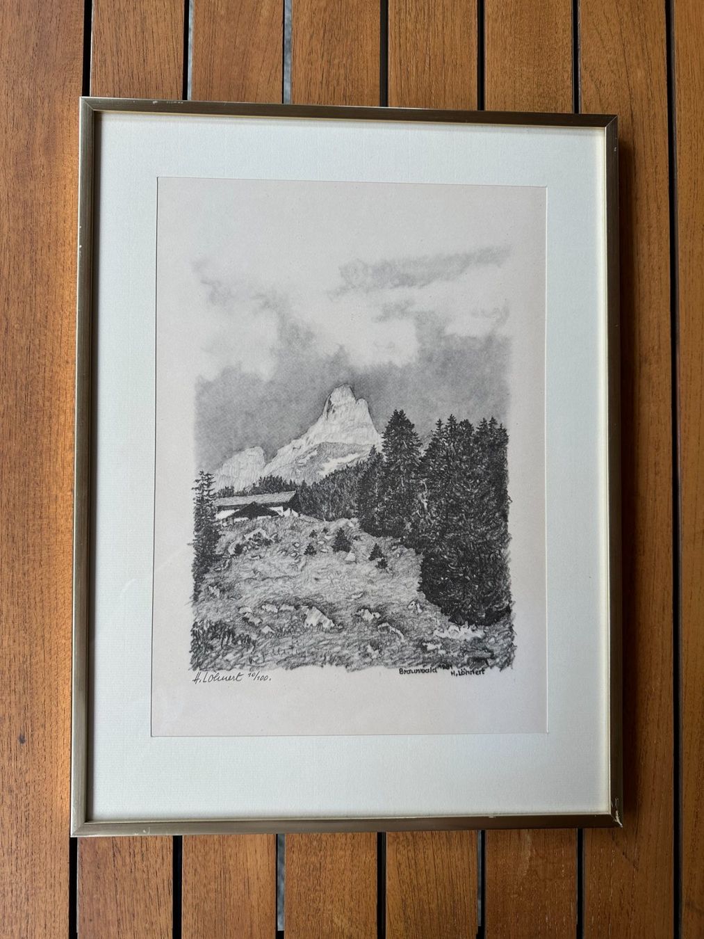 Braunwald Kanton Glarus / Lithografie von Hans Löhnert (Gebraucht) in Zürich für CHF 35 – nur ...